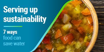 Serving up sustainability to reduce water use
