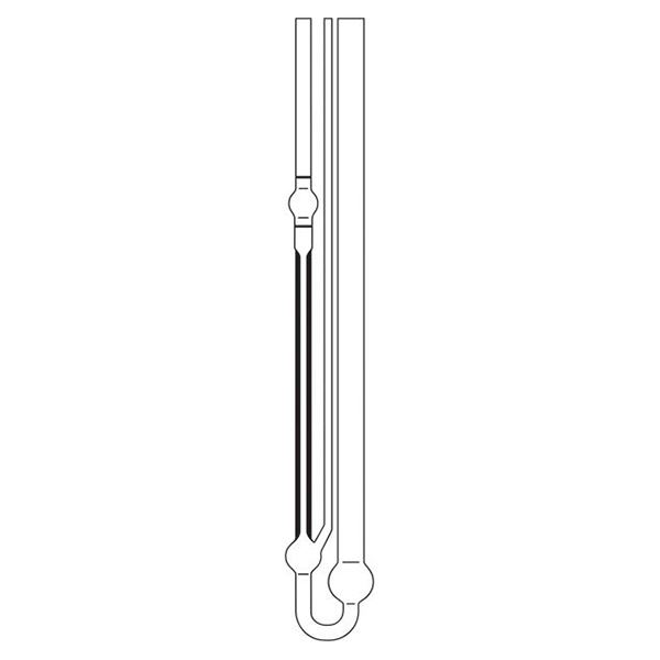 Micro-Ubbelohde Viscometer (DIN), Calibrated for Automatic Measurement ...